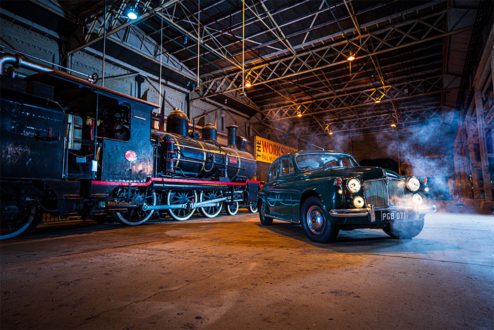 After Dark at the Workshops Railway Museum – Discover Ipswich